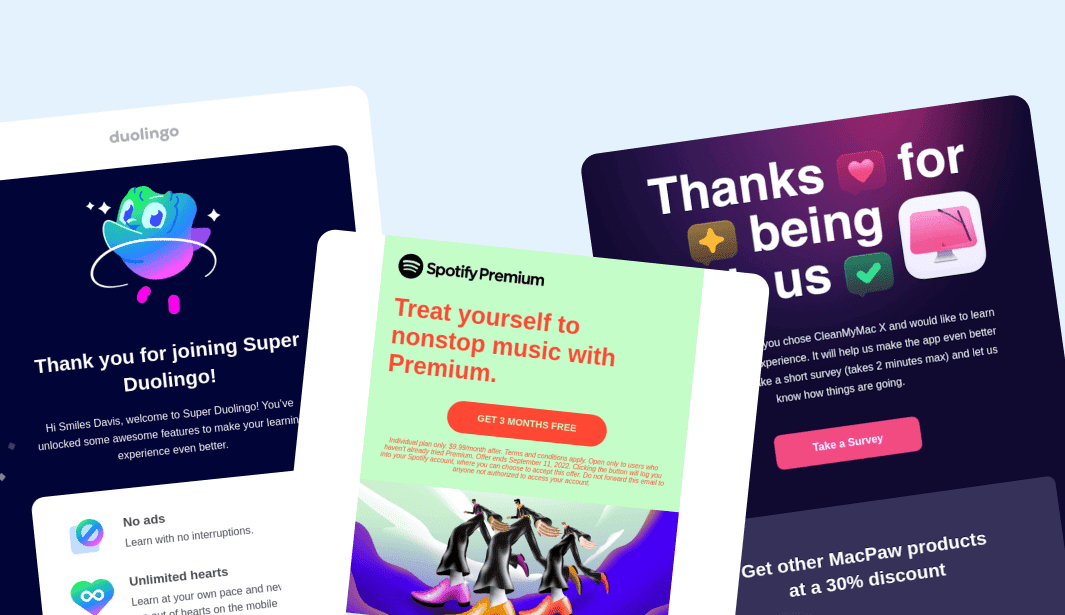 Upsell email examples from iconic SaaS brands and more — Stripo.email
