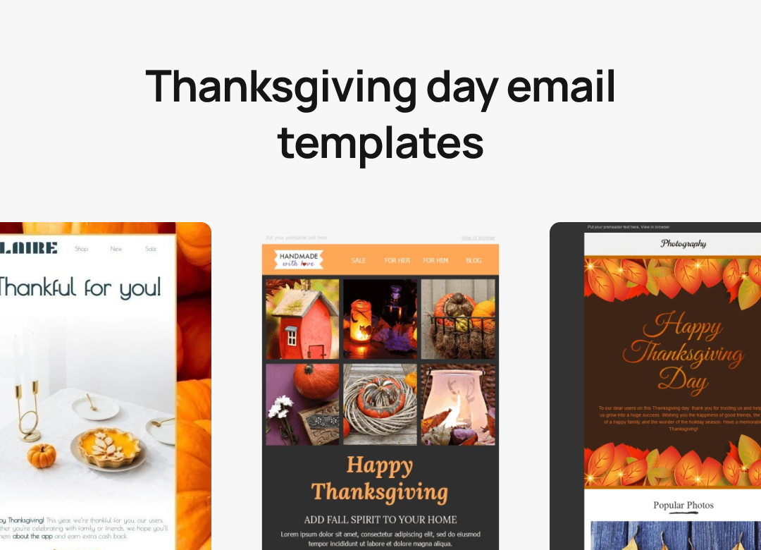 13 Thanksgiving Day Email Templates 📭 | Free Thanksgiving Day HTML ...