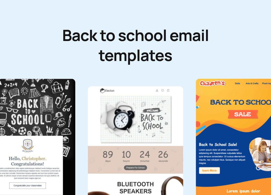 22 Back to school Email Templates 📭 | Free Back to school HTML Email ...