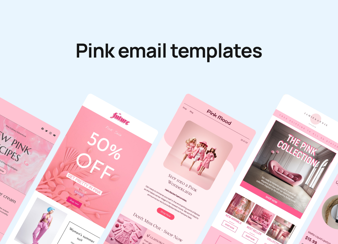 34 Pink Email Templates 📭 | Free Pink HTML Email Template — Stripo.email ️