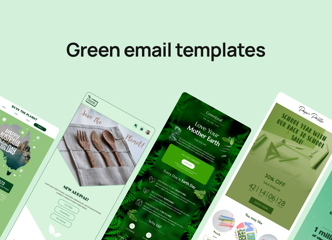 14 Green Email Templates 📭 | Free Green HTML Email Template — Stripo ...