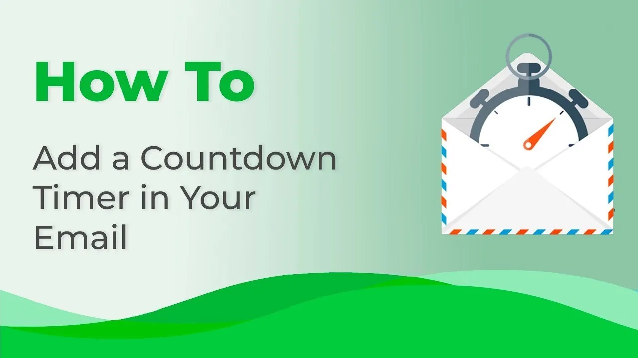 How to Add a Countdown Timer in Your Email — Stripo.email