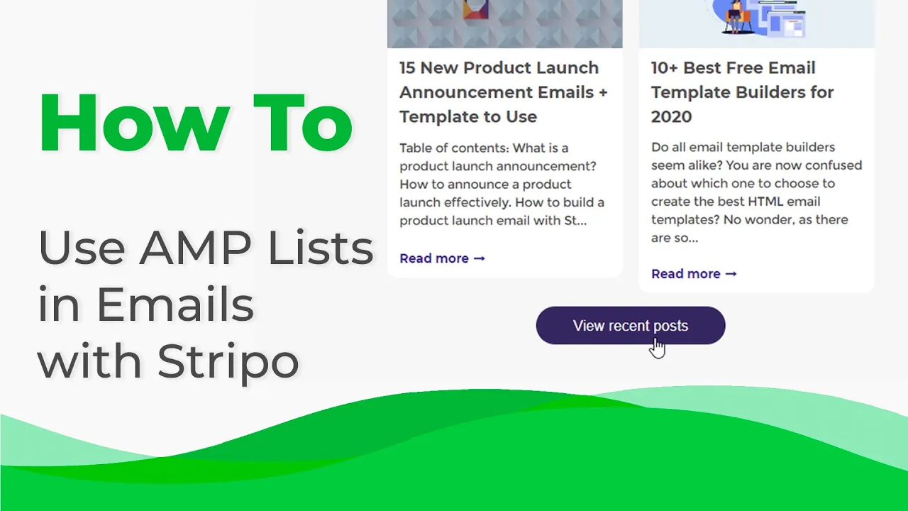 How to Use AMP Lists in Emails — Stripo.email