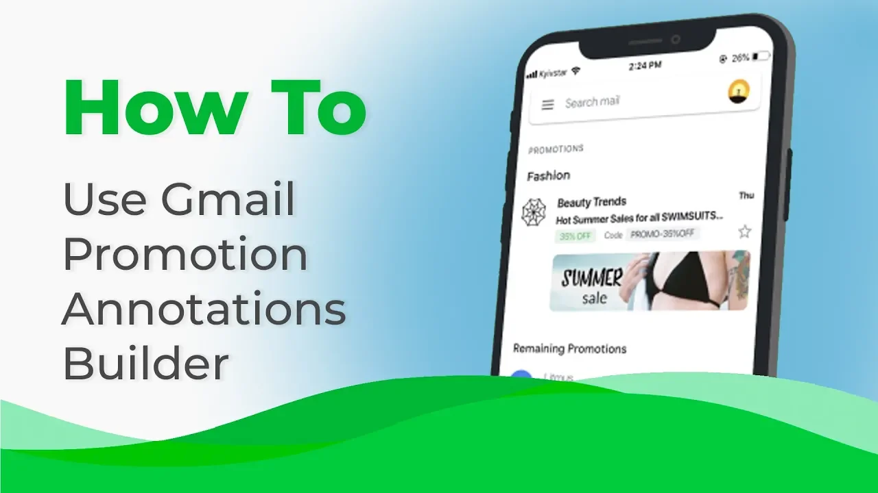 How to Use Gmail Promotion Annotations Builder? — Stripo.email