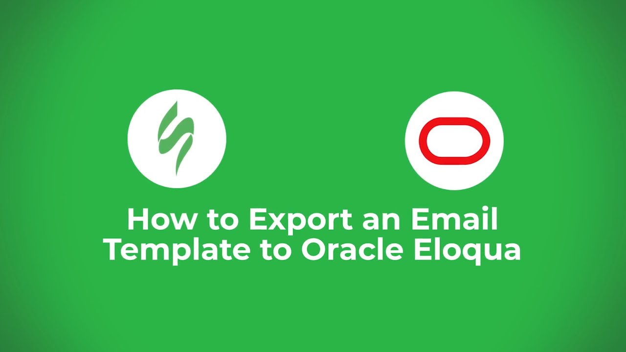 How to Create Email Template and Send it to Oracle Eloqua — Stripo.email