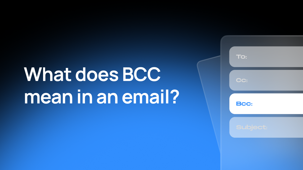 What Ddoes BCC Mean in an Email? — Stripo.email