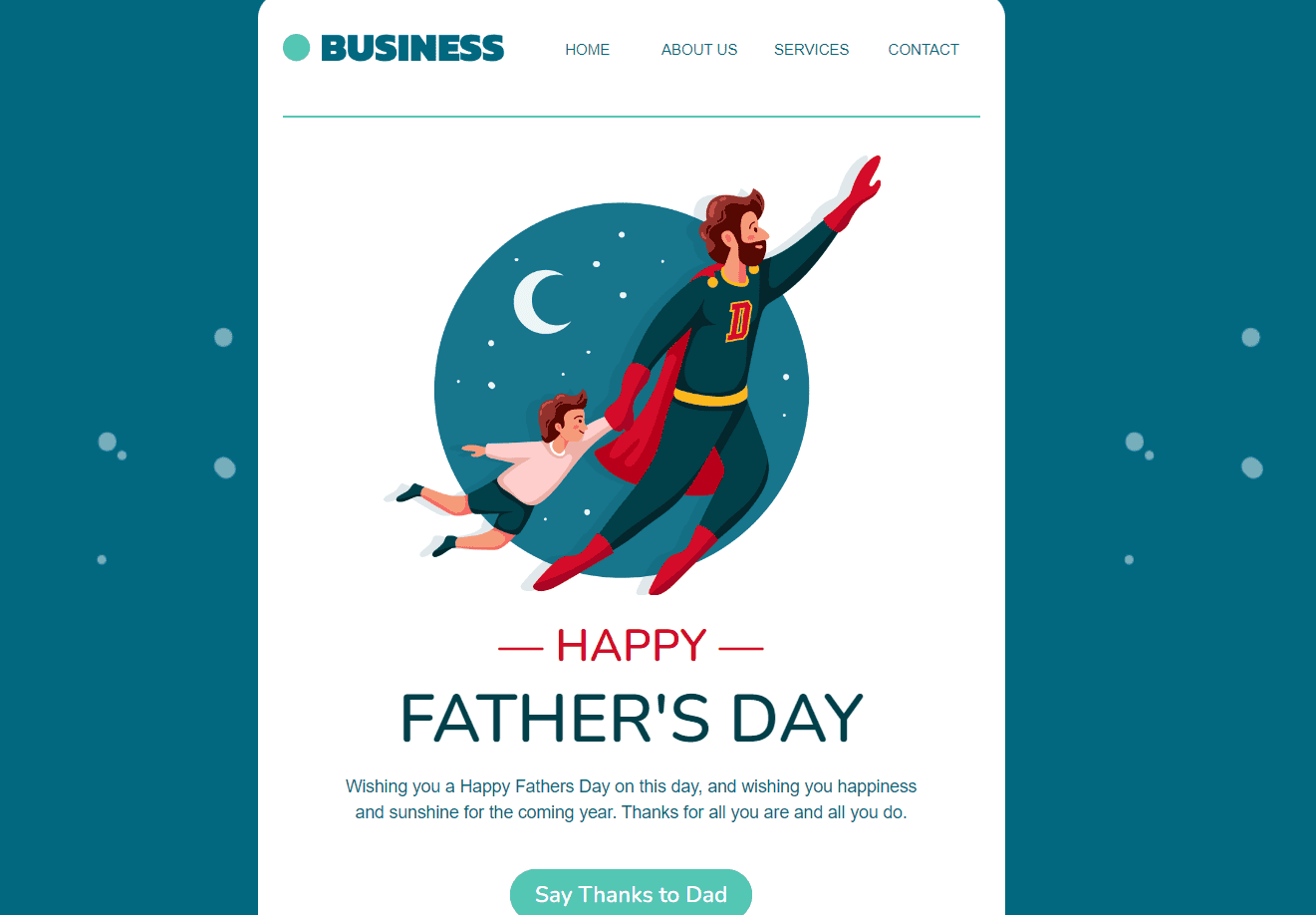 27 Father’s Day Email Templates 📭 | Free Father’s Day HTML Email ...