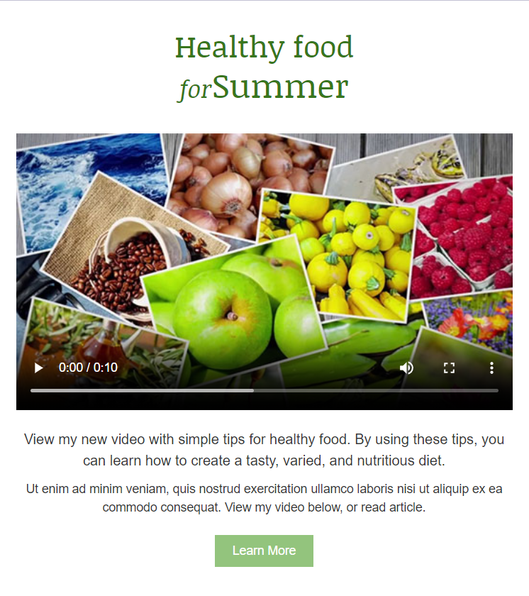 17 Summer Email Templates 📭 | Free Summer HTML Email Template — Stripo ...