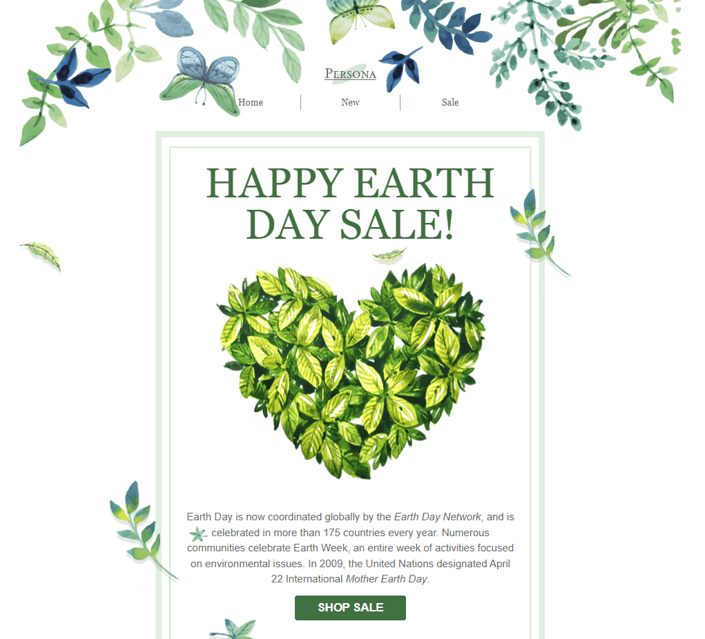 17 Earth Day Email Templates 📭 | Free Earth Day HTML Email Template ...