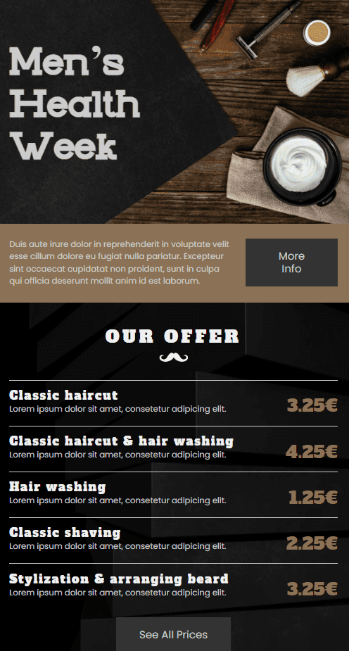 34 Price List Email Templates 📭 | Free Price List HTML Email Template ...