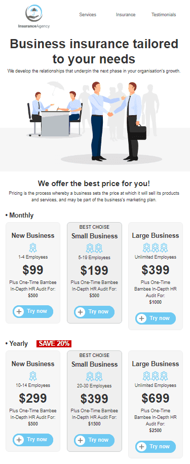 34 Price List Email Templates 📭 | Free Price List HTML Email Template ...