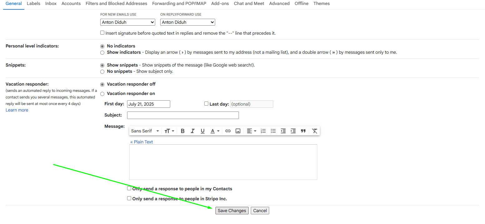 How to create a professional Gmail signature HTML template — Stripo.email