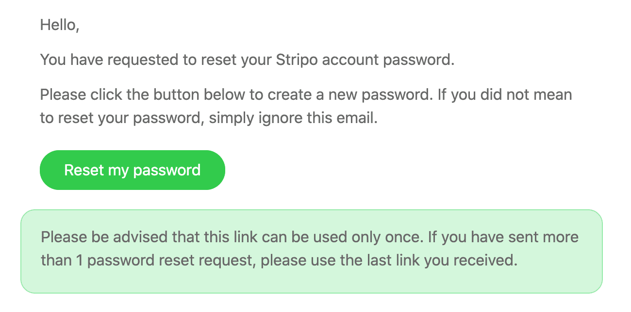 Best Practices To Build Password Reset Emails — Stripoemail