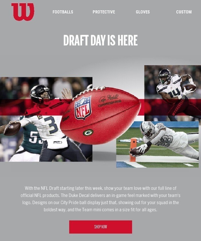 Super Bowl: email marketing ideas and subject lines — Stripo.email