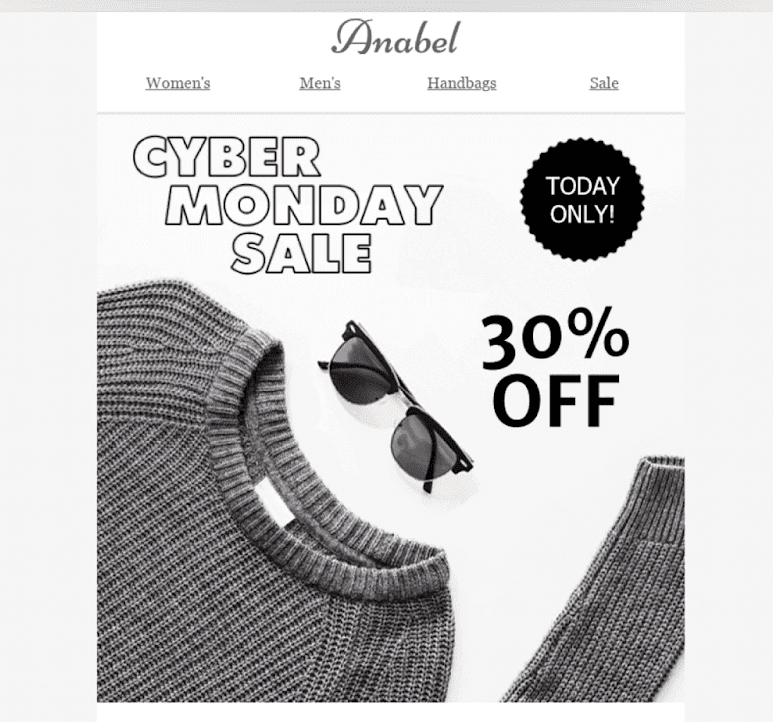 Cyber Monday Email Campaign: Examples & Subject Lines — Stripo.email