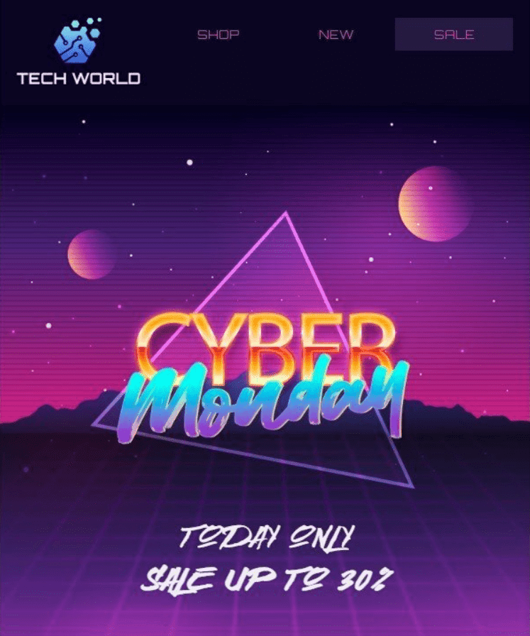 Cyber Monday Email Campaign: Examples & Subject Lines — Stripo.email