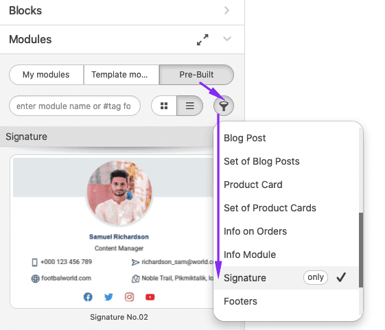 How to create an HTML email signature — Stripo.email