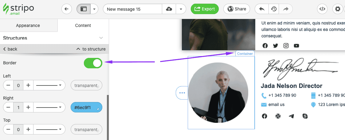 How to create an HTML email signature — Stripo.email