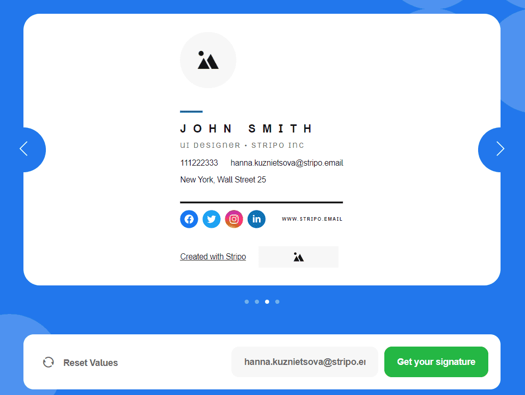 How to generate an email signature with Stripo — Stripo.email