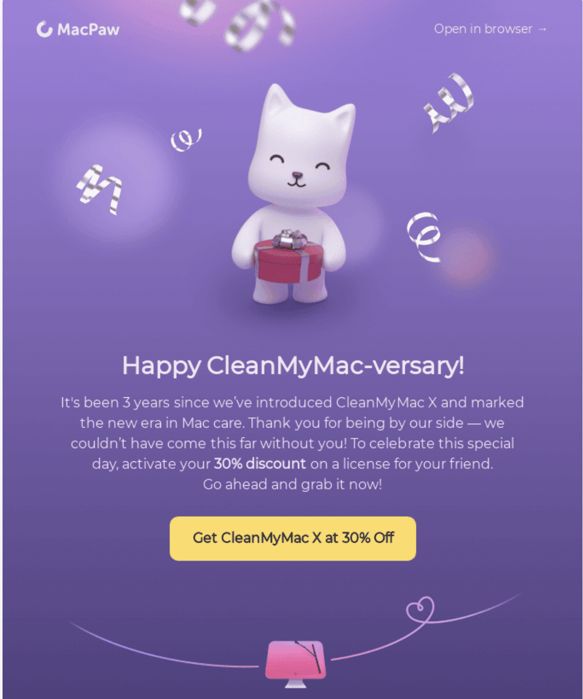 How to create awesome anniversary emails: Examples & best practices ...
