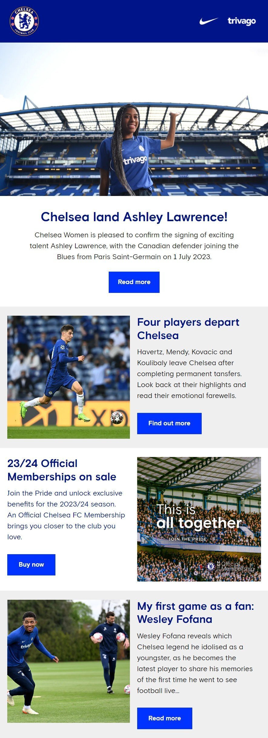 How using Stripo helps Chelsea FC to make email designs varied and ...