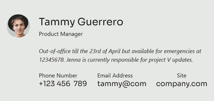 Out-of-office email signature: How to create a professional auto ...