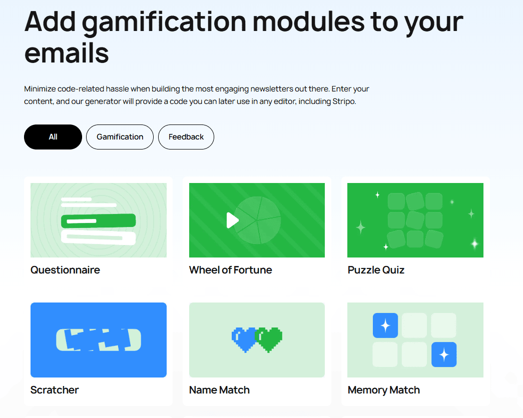 Stripo modules. What are they capable of? All features explained ...