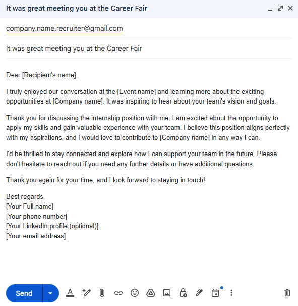 Career fair follow-up emails. Why do you need it, and how to nail it ...