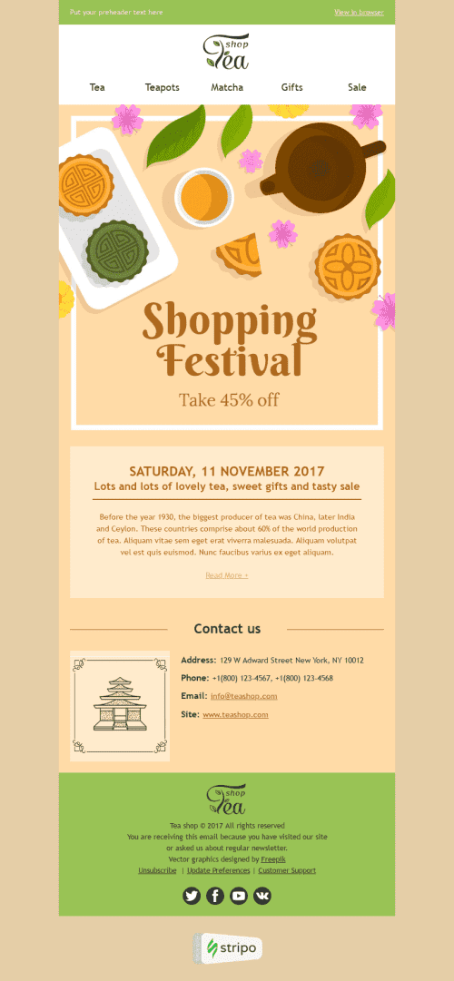 Tasty Sale Email Template by Stripo.email