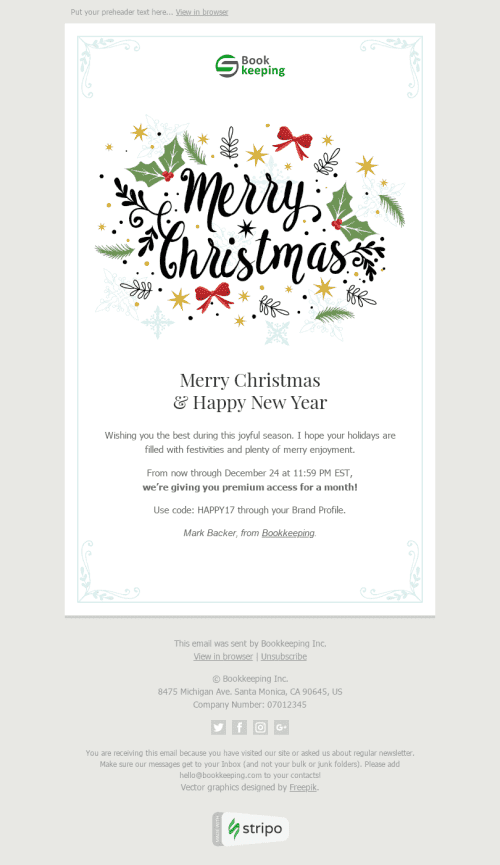 Sincere Congratulations Email Template by Stripo.email