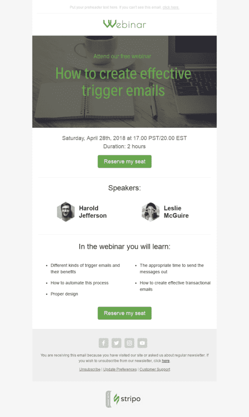 Good Performance Email Template by Stripo.email