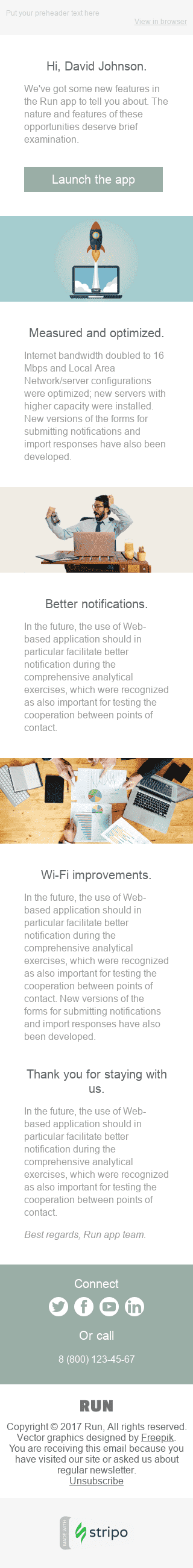 Better Than Yesterday Email Template by Stripo.email