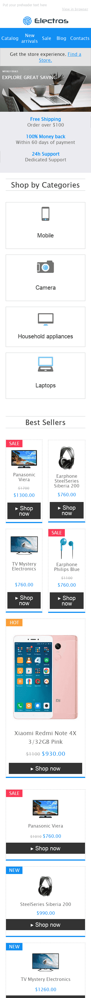 Best Gadgets Email Template by Stripo.email