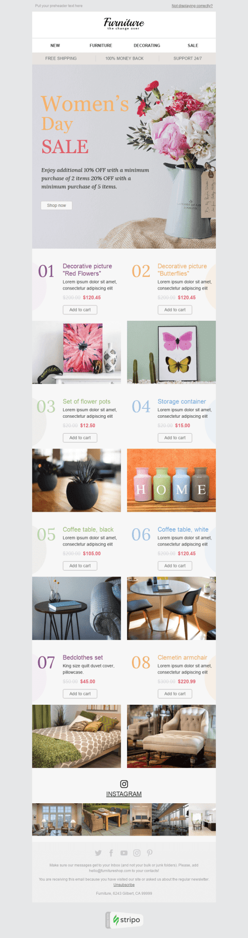 Bright Spring Email Template by Stripo.email