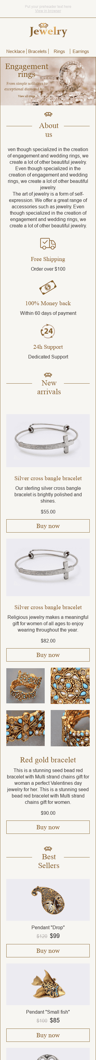 Red Gold Email Template by :full_name — Stripo.email