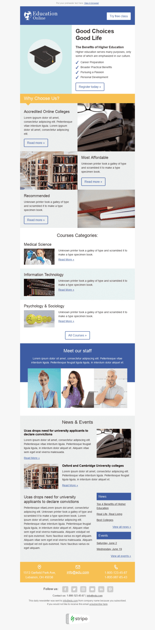 Good Choices Email Template by Stripo.email