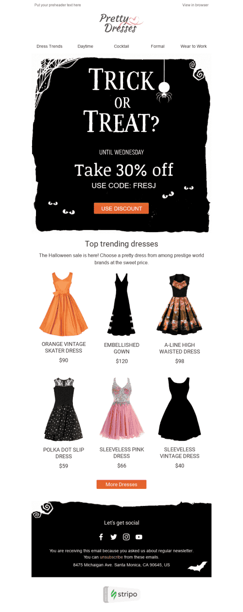 Halloween email examples and subject lines for your inspiration ...