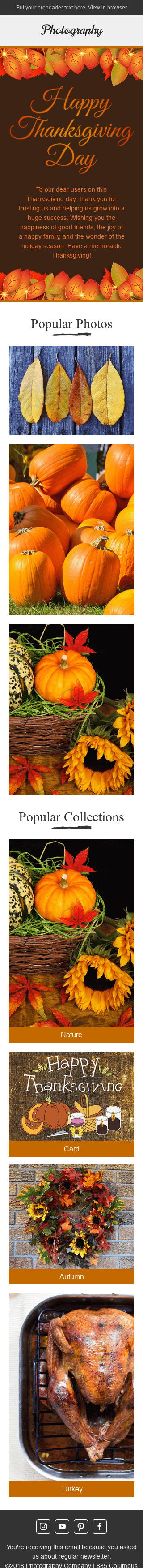 Golden Autumn Email Template by Stripo.email