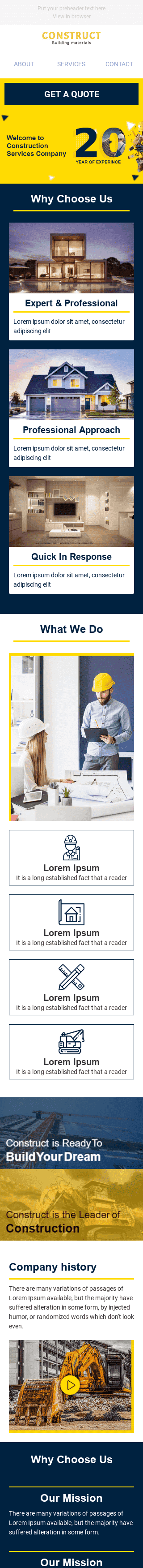 Build the Future Email Template by Stripo.email