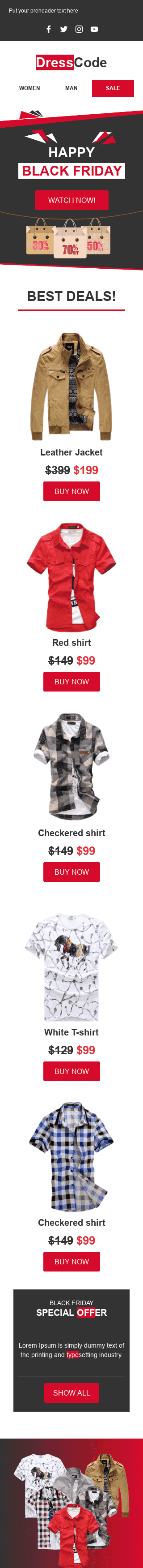 Dress Code Email Template by Stripo.email