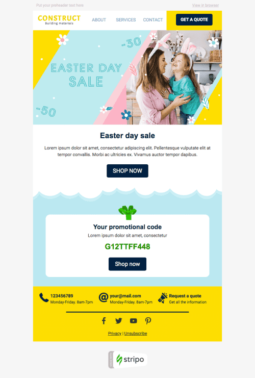 Easter Day Email Template by Stripo.email