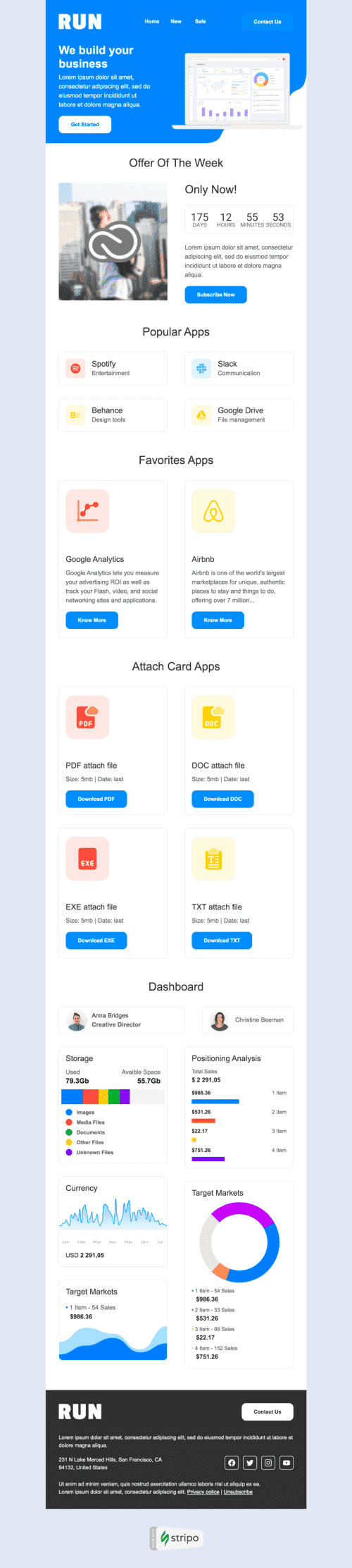 Stats Apps Email Template by Stripo.email
