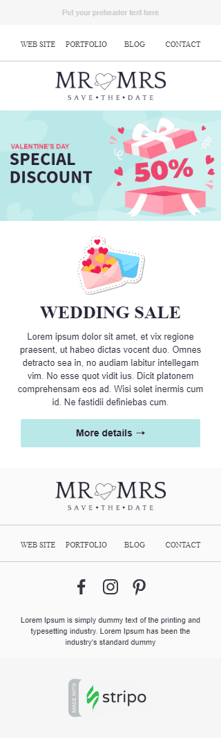 Day of Love Email Template by Stripo.email
