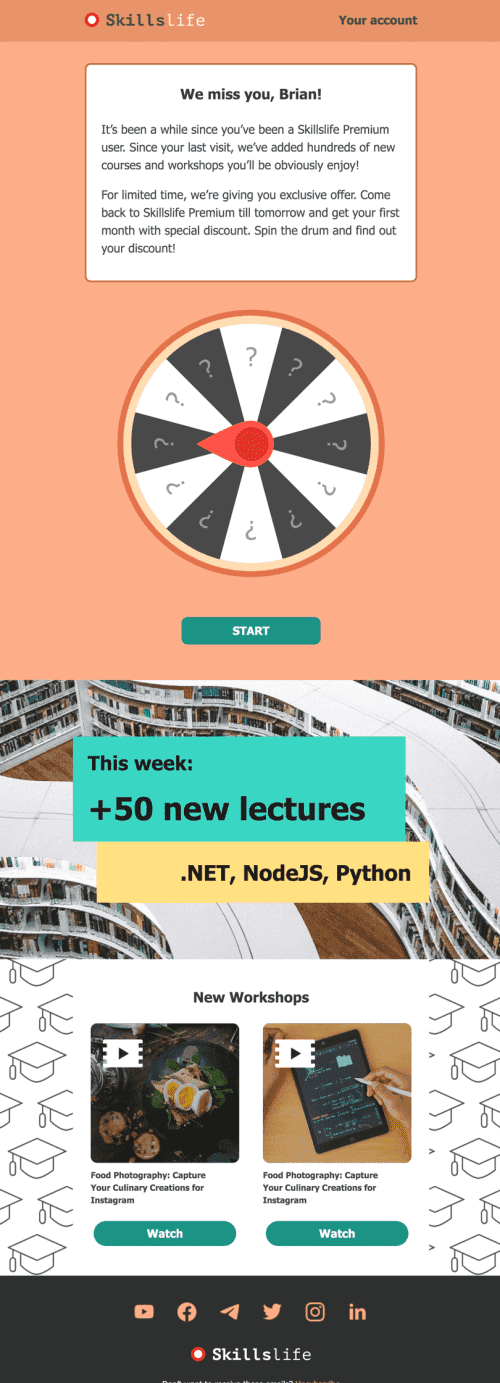 16 Gamification Email Templates 📭 | Free Gamification HTML Email ...