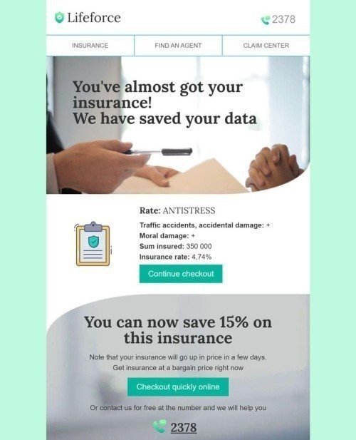 13 Insurance Email Templates 📭 | Free Insurance HTML Email Template ...