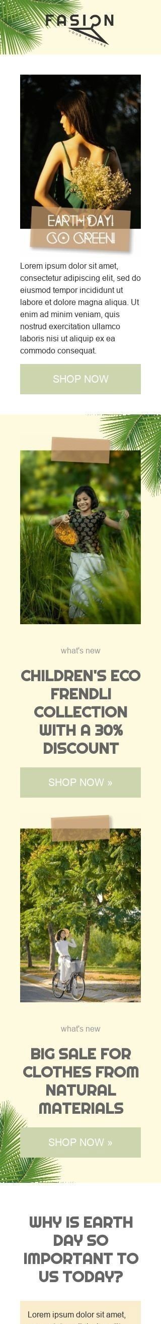 Go green Email Template by Stripo.email