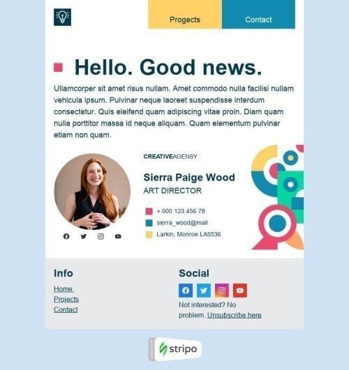 Good news Email Template by Stripo.email