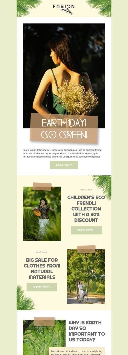 Go green Email Template by Stripo.email