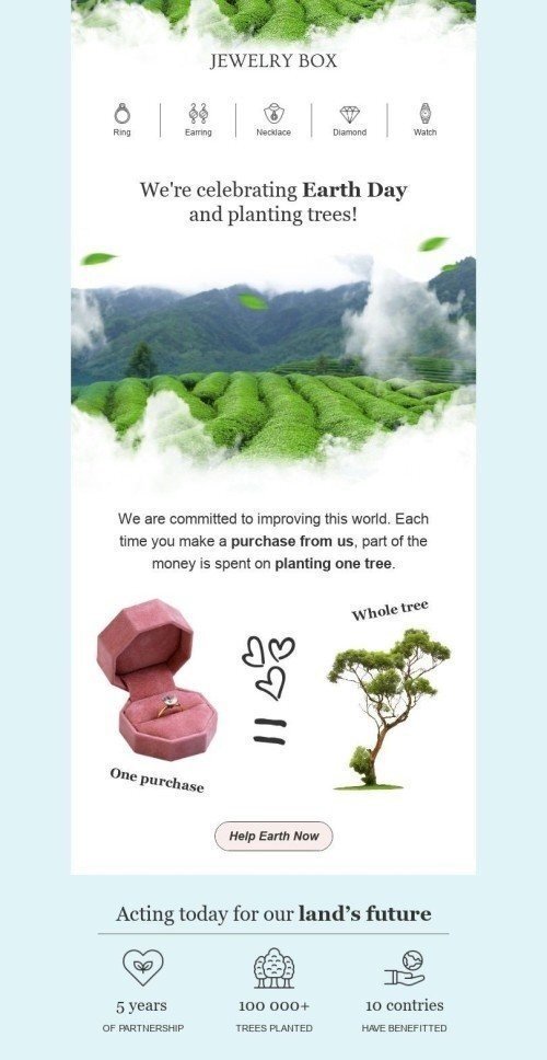 17 Earth Day Email Templates 📭 | Free Earth Day HTML Email Template ...