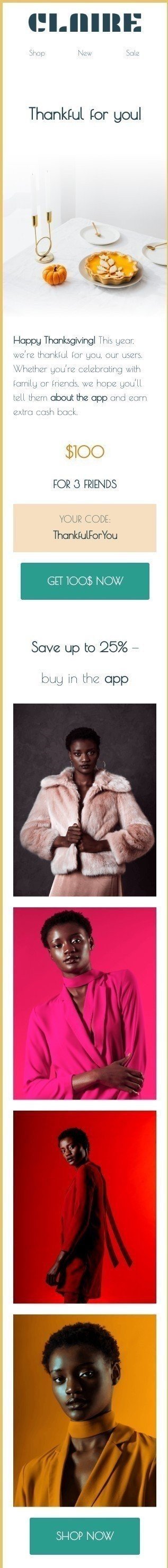 Thankful for you! Email Template by Stripo.email